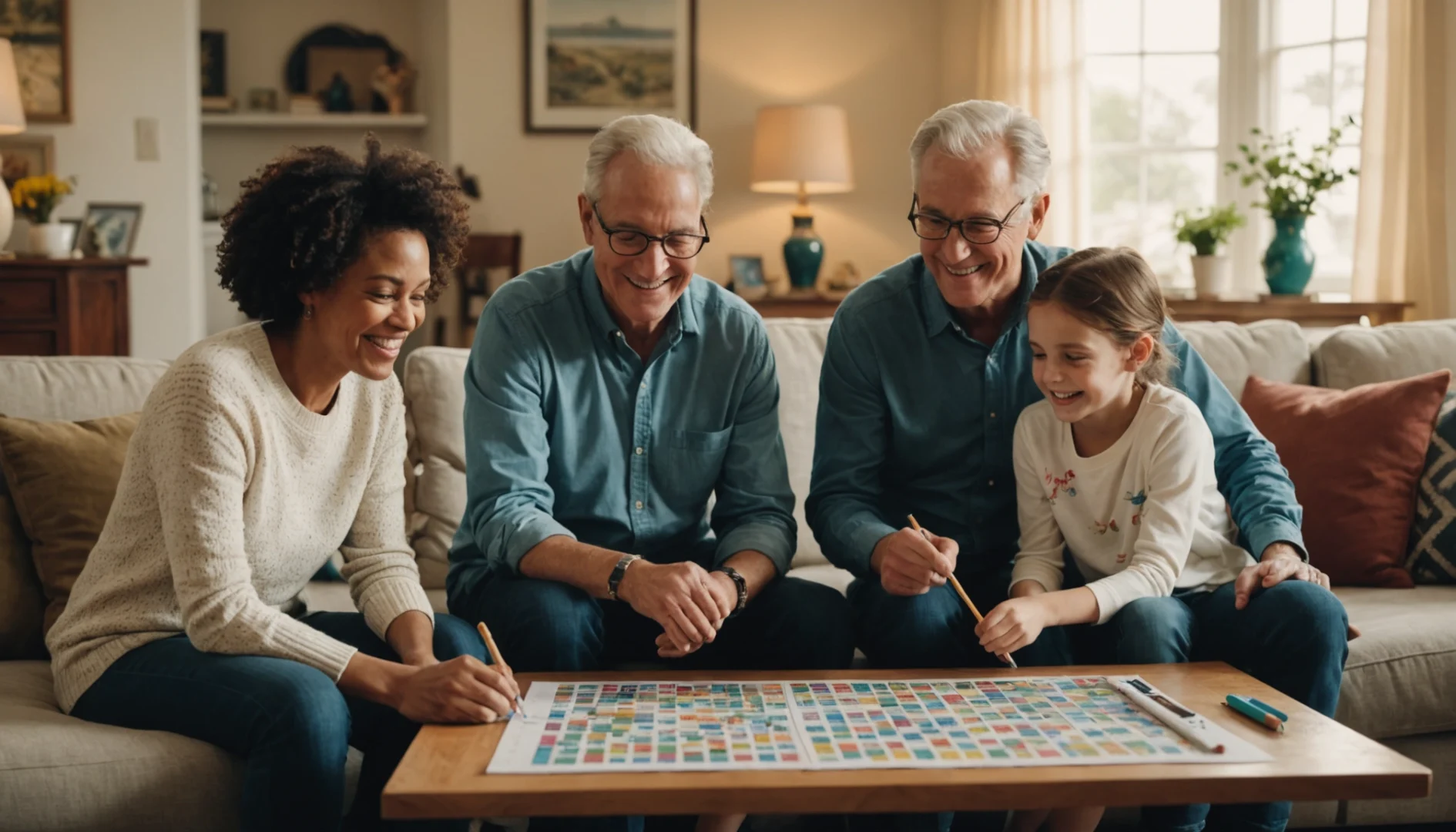 Boîte à idées mots fléchés : Jouez en famille, resserrez liens