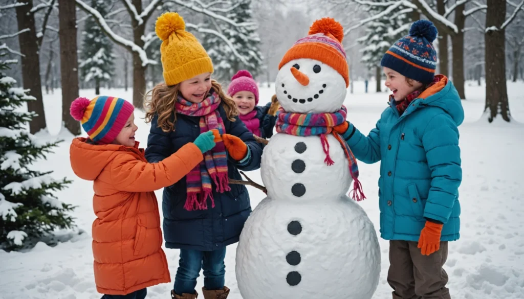 Maternelle bonhomme de neige: magie et apprentissage